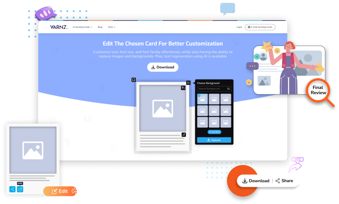 Create Stunning Personalized Greeting Cards Online with AI